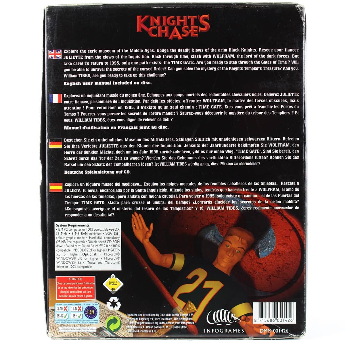 Time Gate: Knight’s Chase (PC Big Box - Budget) - WTS Retro