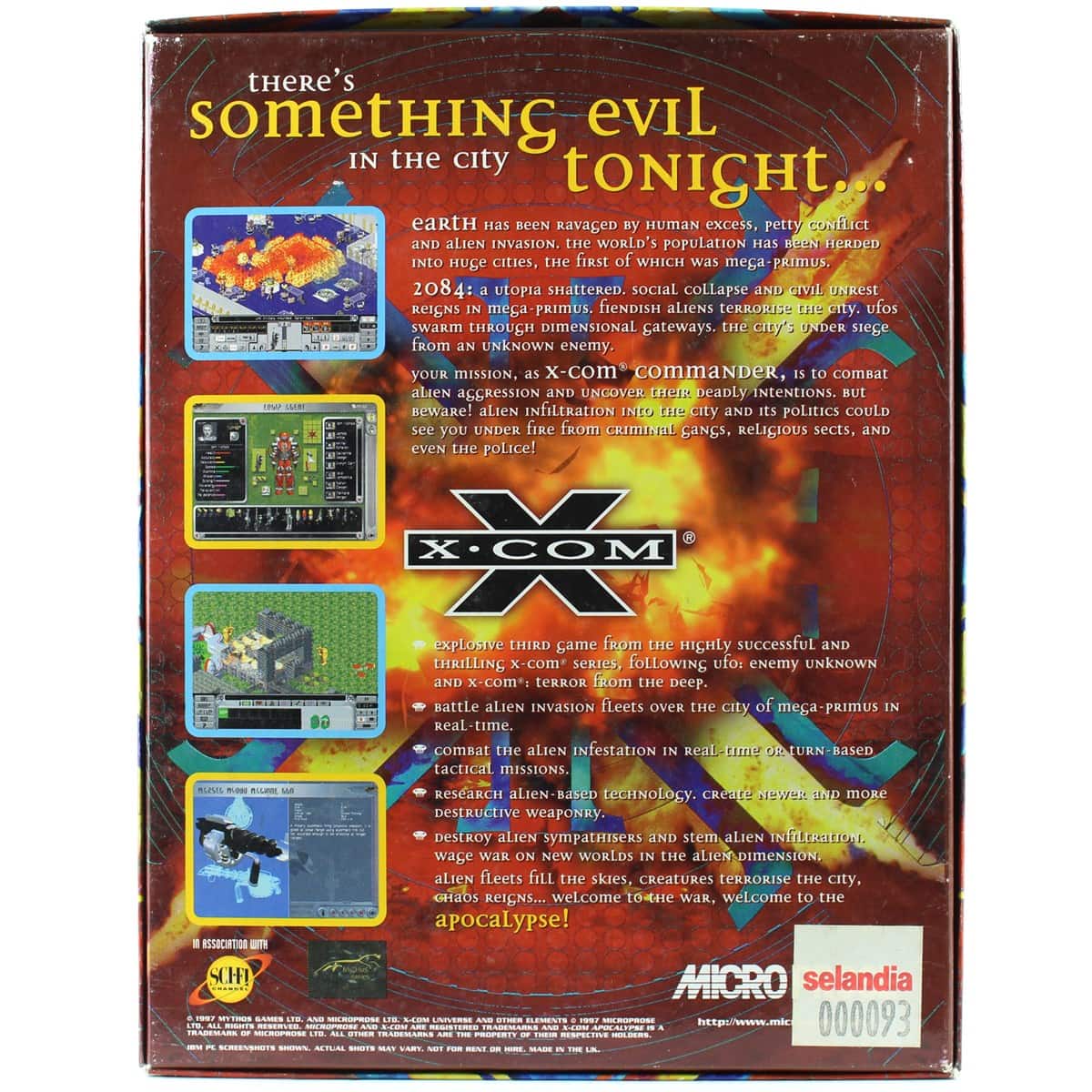 X-COM: Apocalypse (PC Big Box) - WTS Retro - Køb her