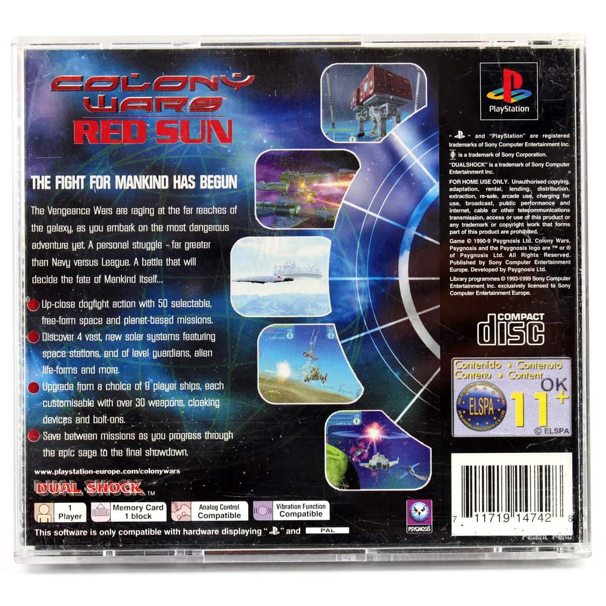 Colony Wars: Red Sun (PS1) - WTS Retro - Køb spillet her