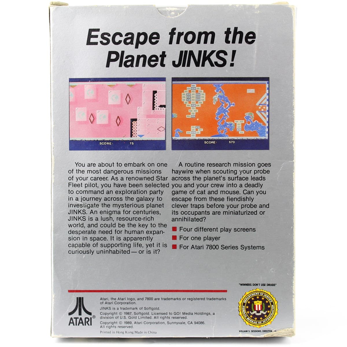 Jinks (Atari 7800, Boxed) - WTS Retro Køb spillet her