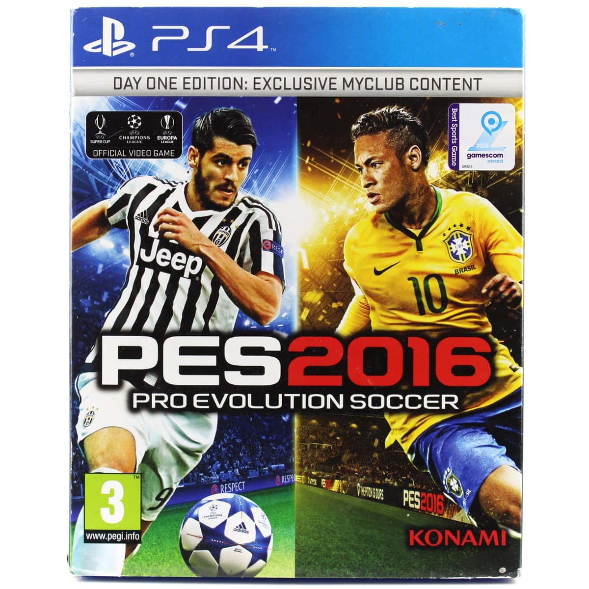 Pro Evolution Soccer 16 - Day One Edition (PS4) - WTS Retro