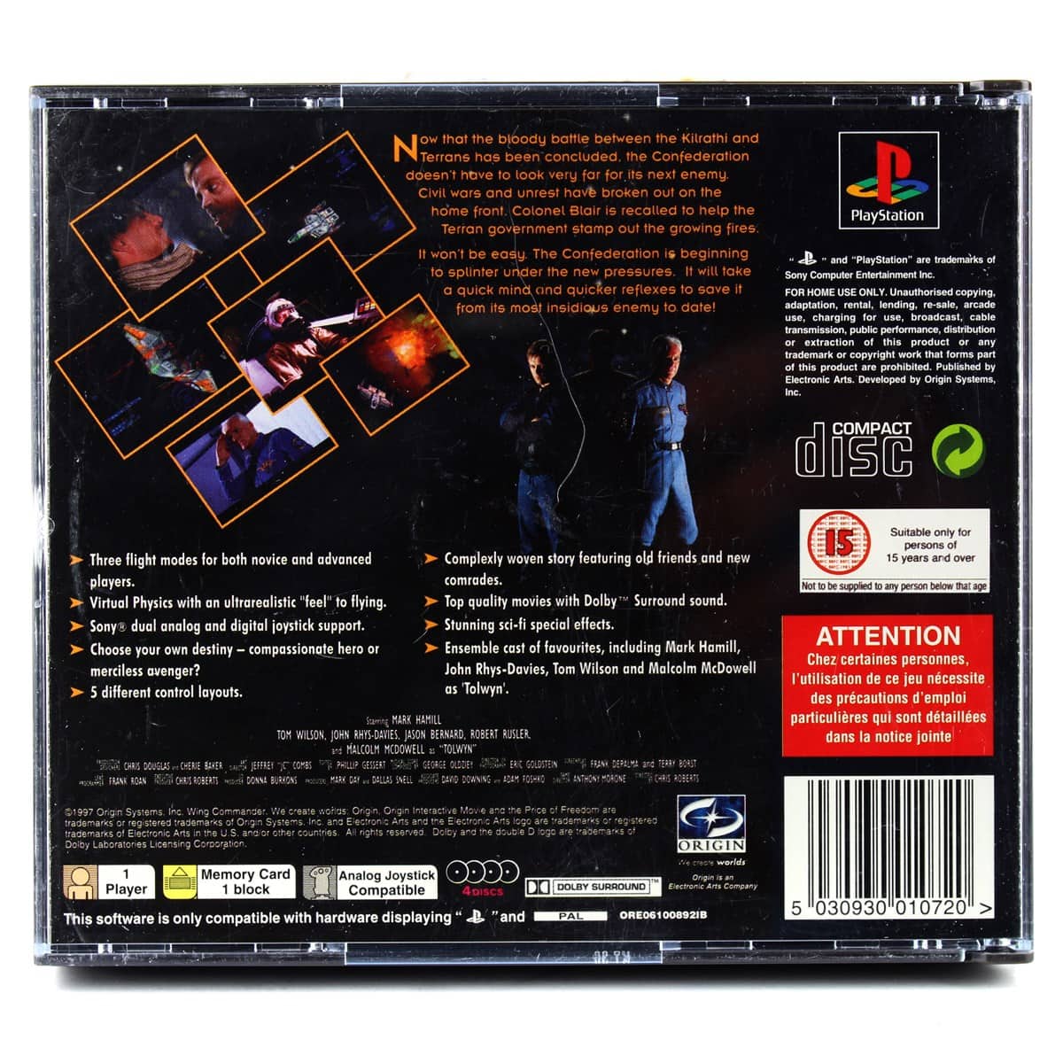 Wing Commander IV (PS1) - WTS Retro - Køb spillet her