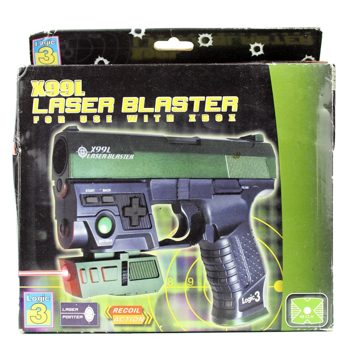 Logic3 X99L Laser Blaster Pistol til Xbox Original - WTS Retro