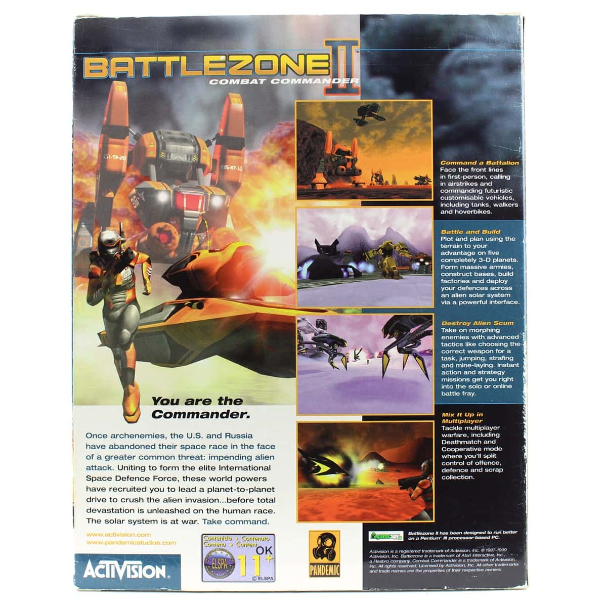 Battlezone II: Combat Commander (PC Big Box) - WTS Retro