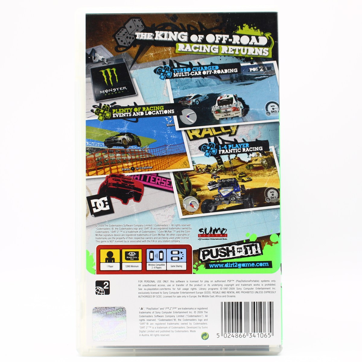 Colin McRae: Dirt 2 (Sony PSP) - WTS Retro - Køb spillet her