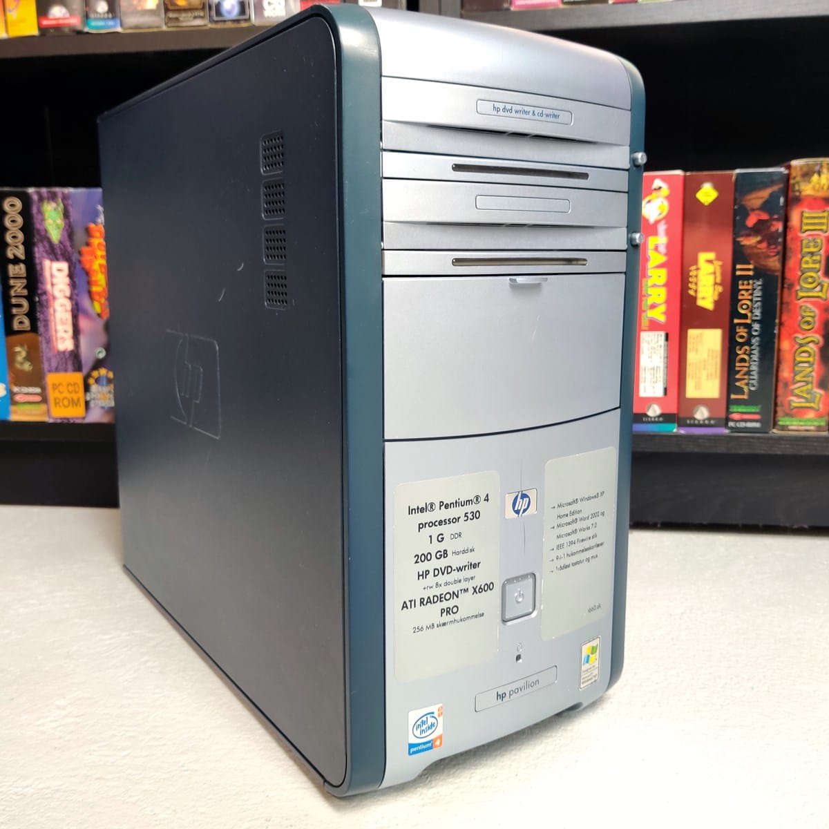 HP Pavilion t660.dk Photosmart PC (Intel Pentium 4 3GHz, 1GB Ram, 200GB ...