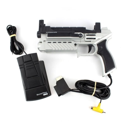 Logic3 Predator 2 Lightgun + Reload pedal (PS1 / PS2 / SEGA Saturn)