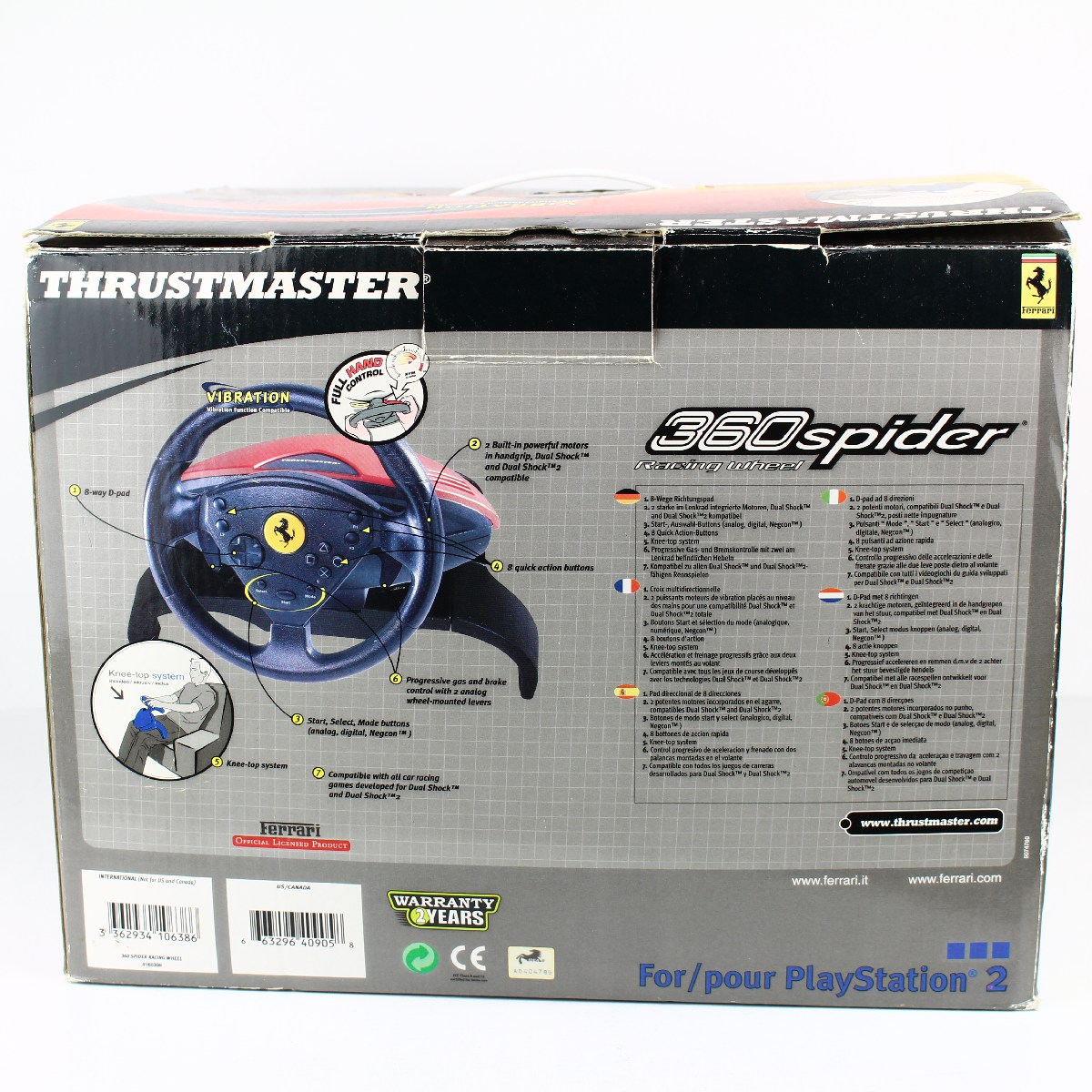 Thrustmaster 360 Spider Rat (PS1/PS2) - WTS Retro