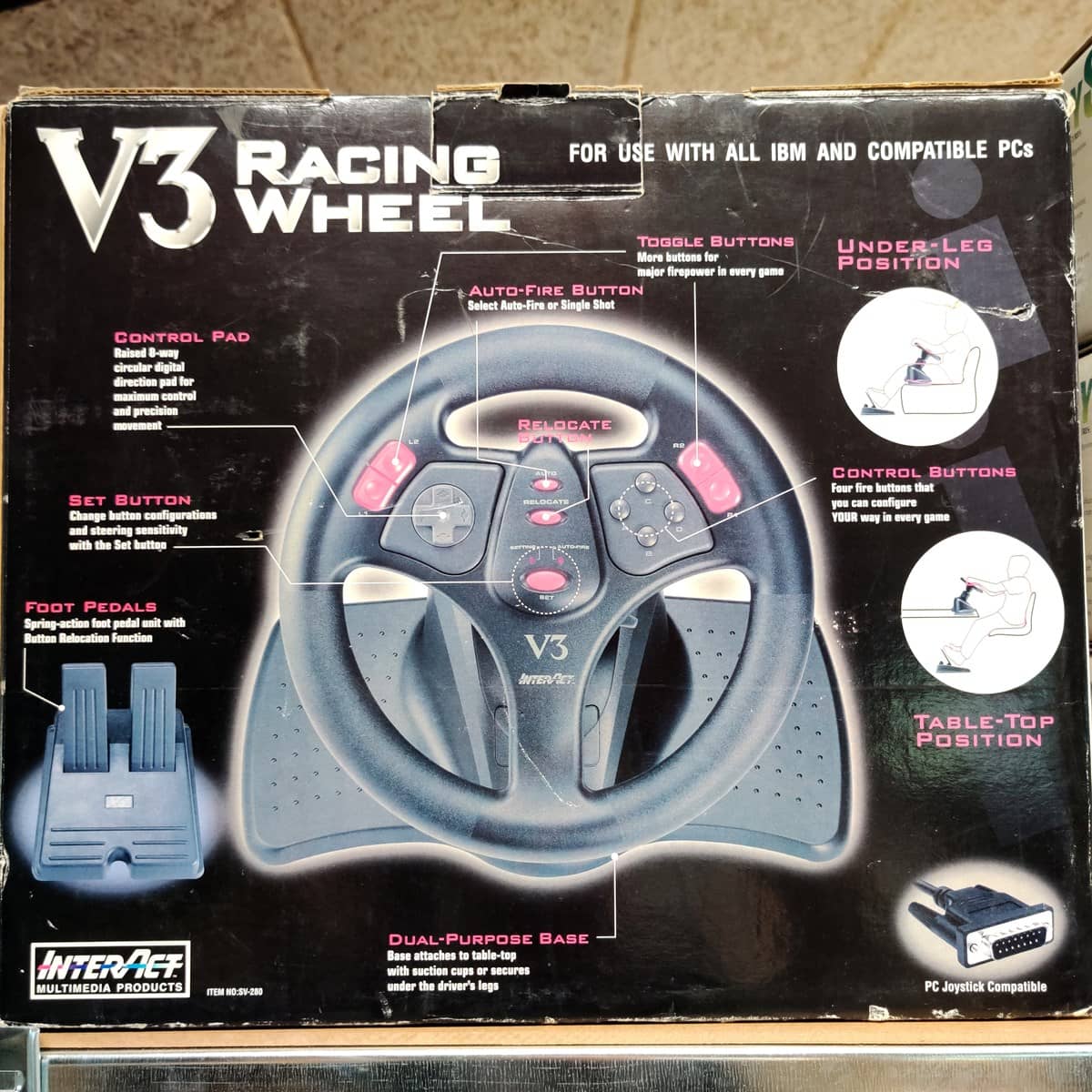 V3 Racing Wheel (PC) - WTS Retro - Køb her