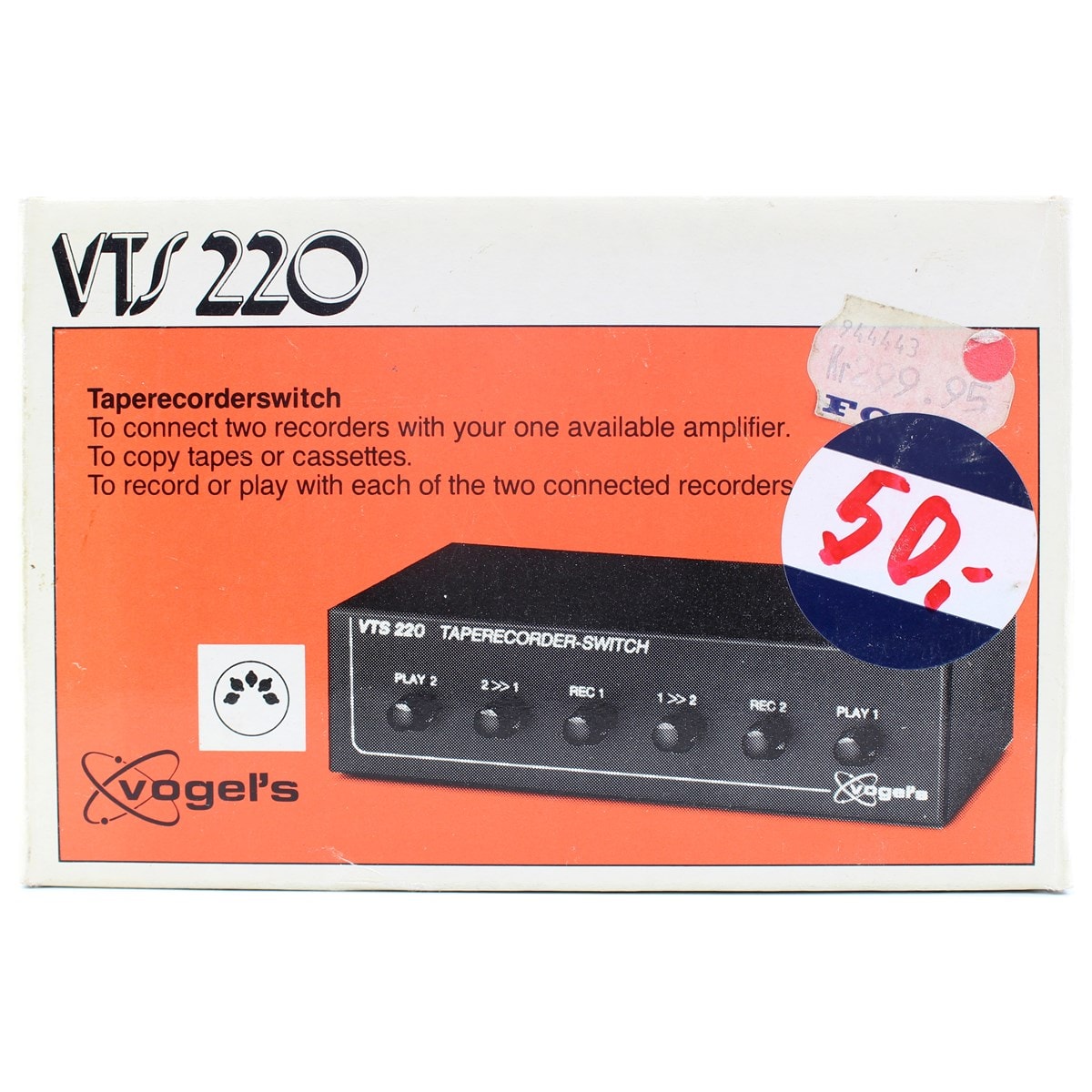 Vogel's Tape Recorder Switch VTS 220 - Køb her