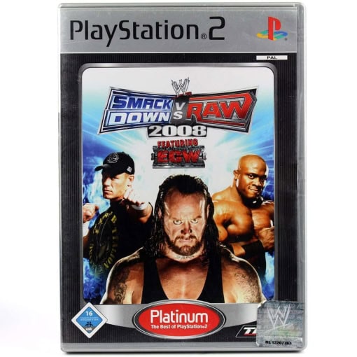 WWE Smackdown vs. Raw 2008 (PS2 - Tysk) - WTS Retro - Køb spillet her