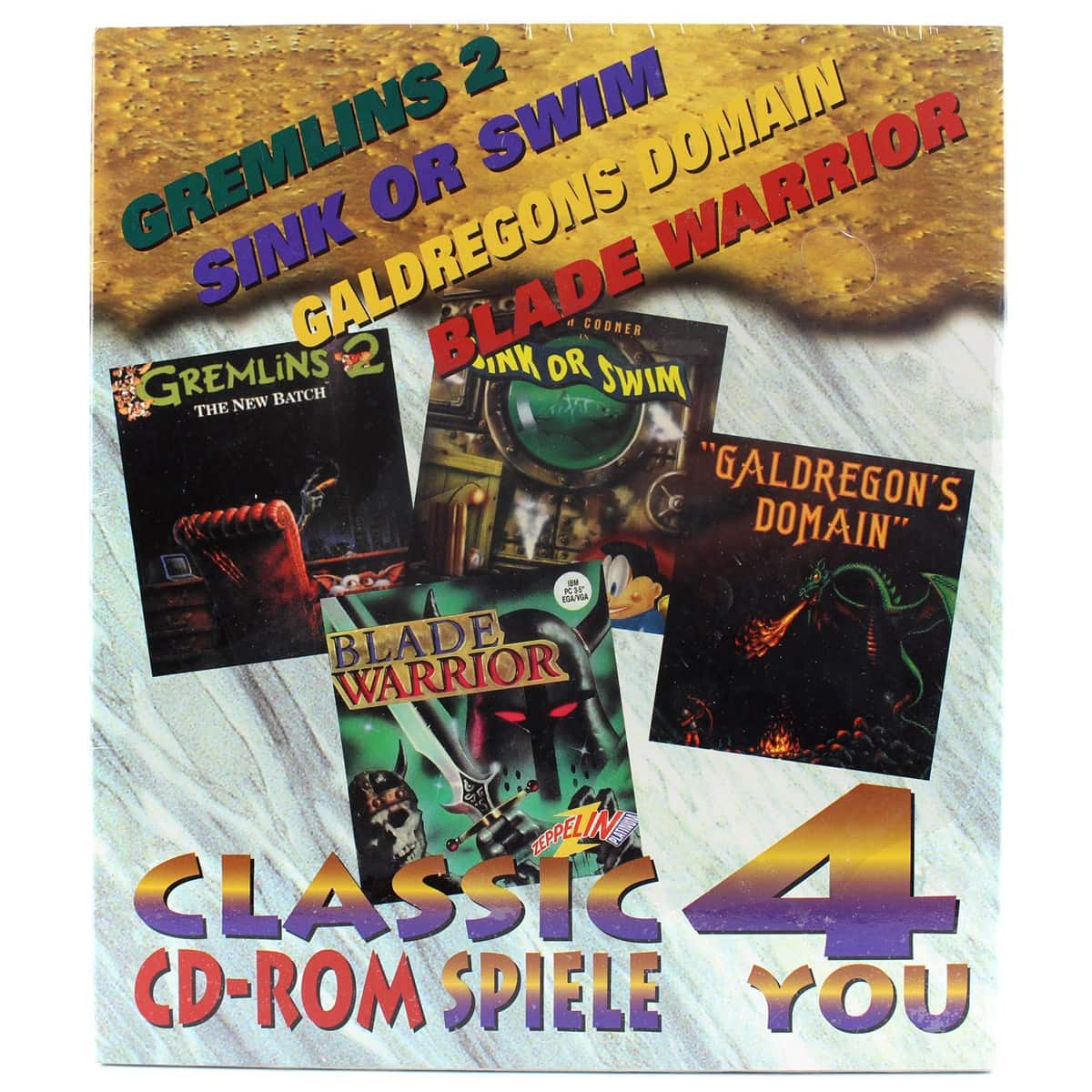 Classic CD-Rom Spiele 4 You - Vol 4 (PC Big Box) - WTS Retro - Køb her