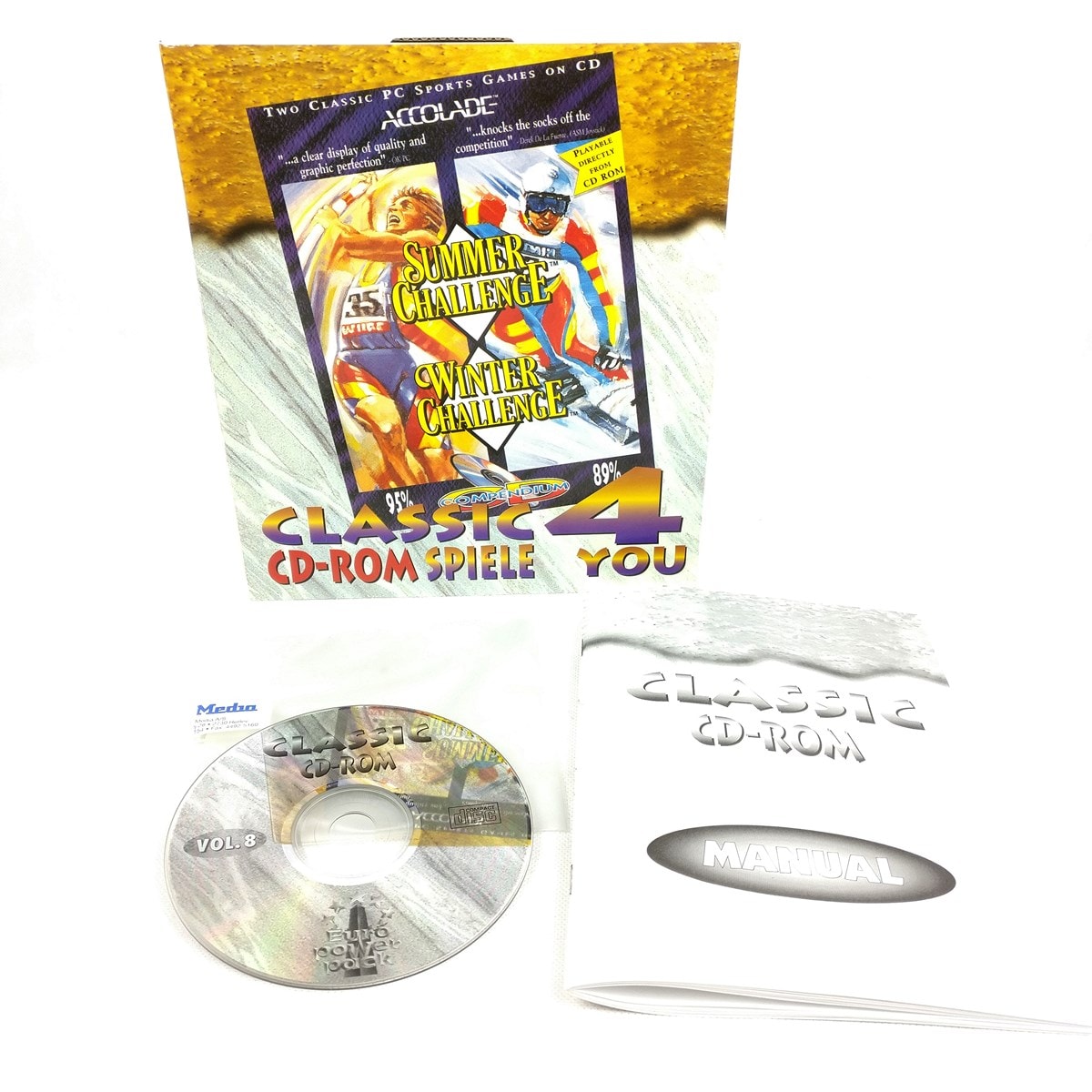Classic CD-Rom Spiele 4 You - Vol 8 (PC Big Box) - WTS Retro - Køb her