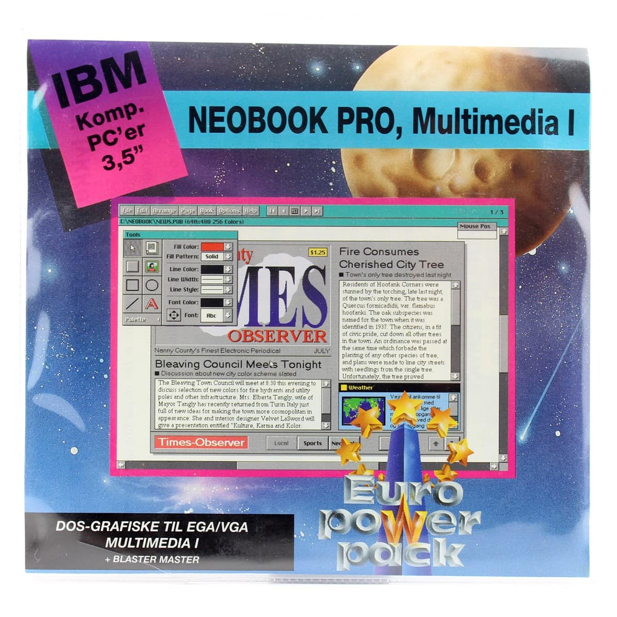 Neobook Pro, Multimedia I (PC/DOS, 3.5″ Floppy Disk, Euro Power Pack)