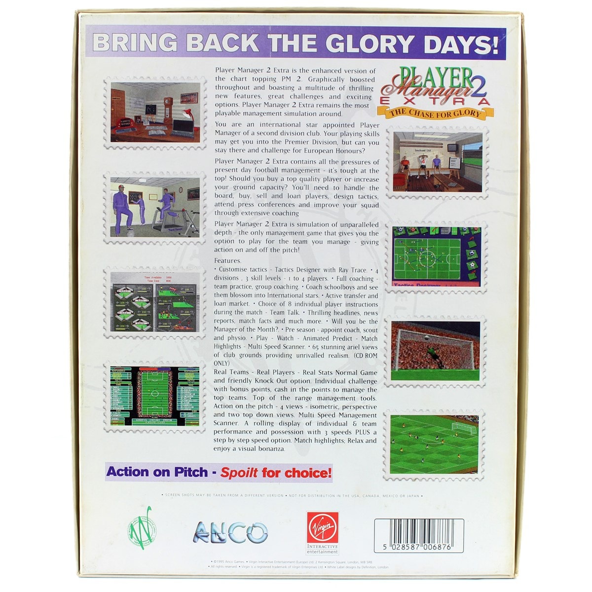 Player Manager 2 Extra: The Chase for Glory (PC Big Box - White Label ...