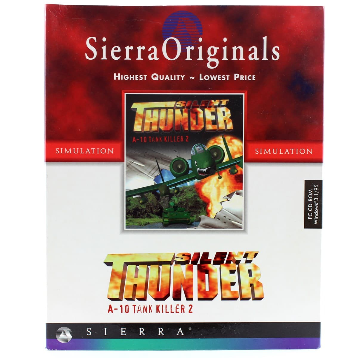 Silent Thunder: A-10 Tank Killer II (PC Big Box – Sierra Originals ...