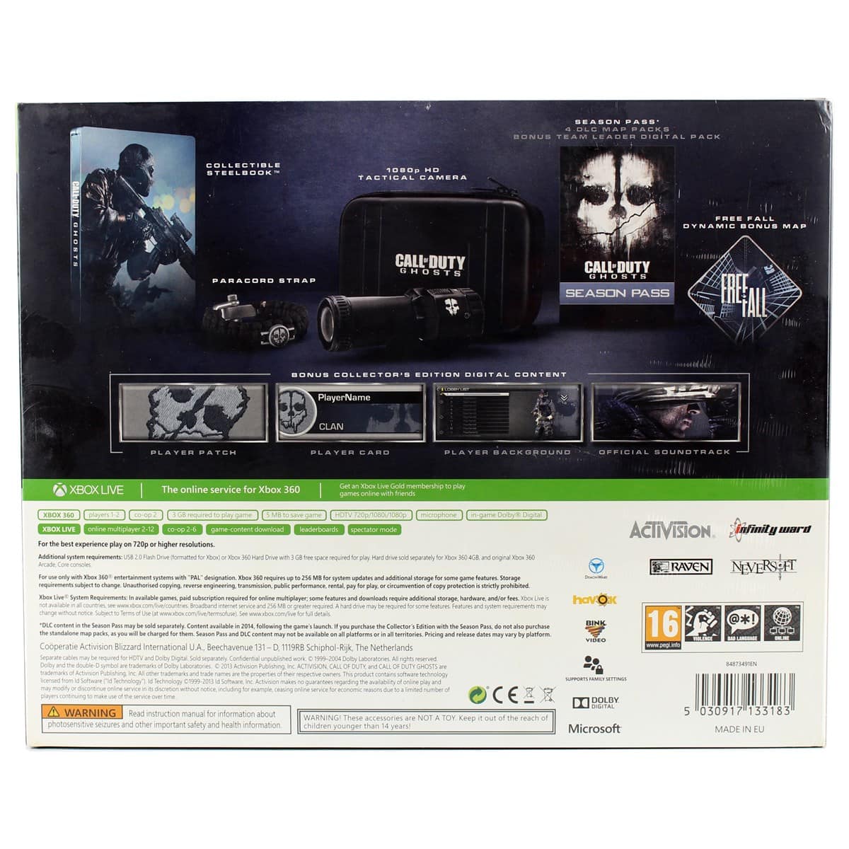 Call of Duty: Ghosts - Prestige Edition (Xbox 360) - WTS Retro - Køb ...