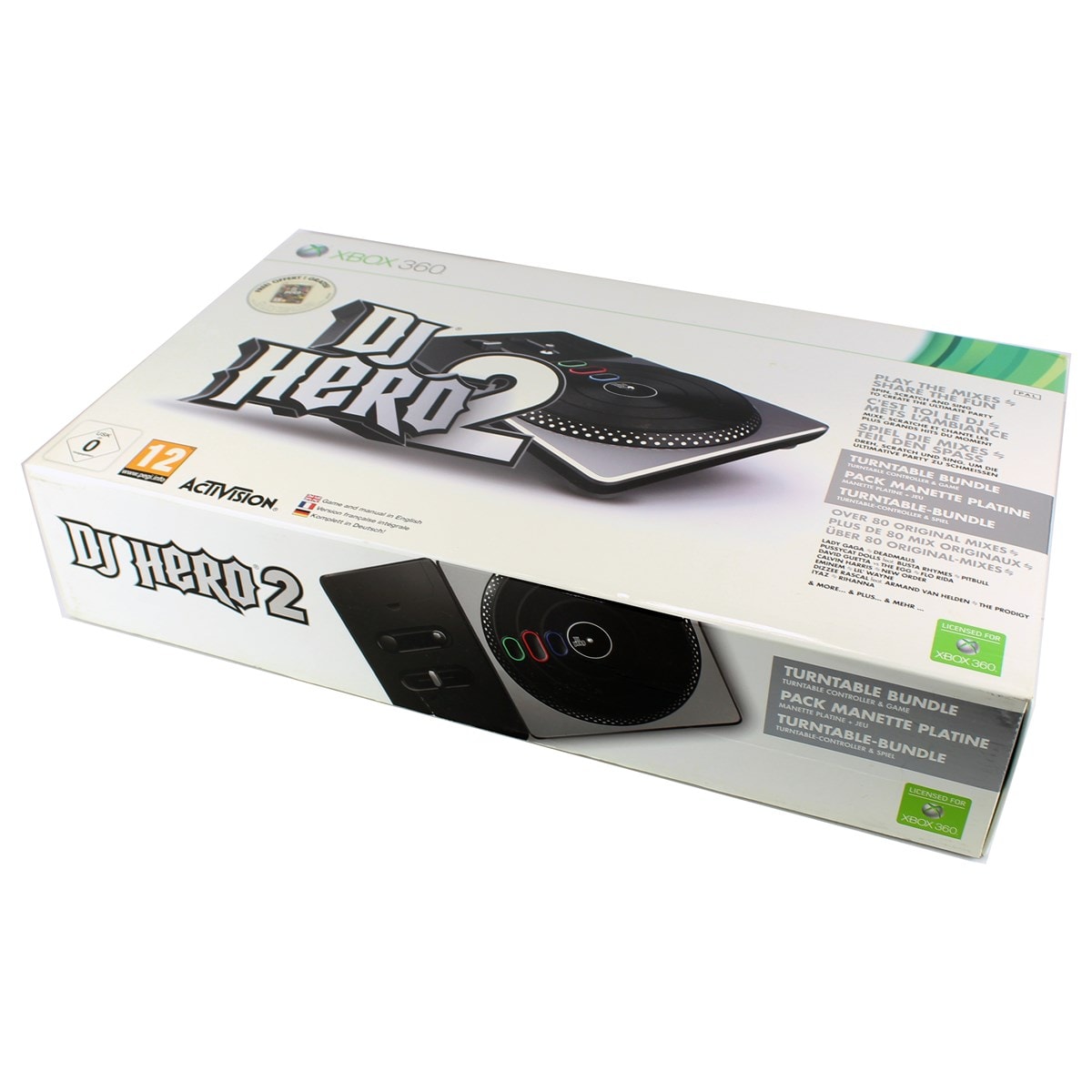 DJ Hero 2 Turntable bundle med æske (Xbox 360) - WTS Retro - Køb her