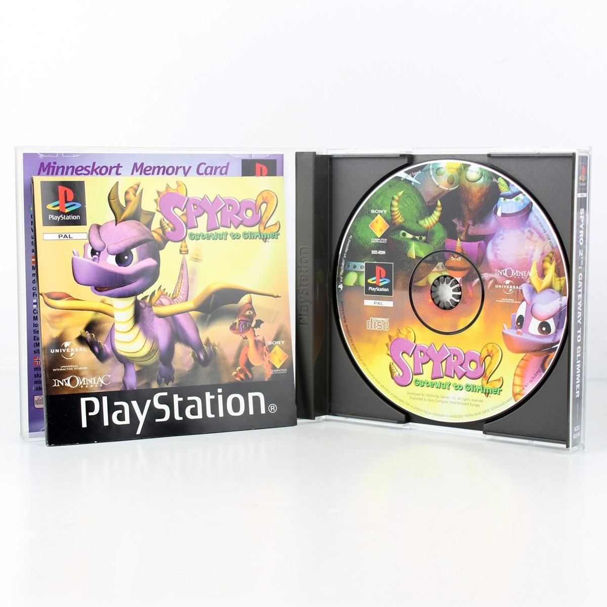 Spyro 2: Gateway to Glimmer (PS1) - WTS Retro - Køb spillet her