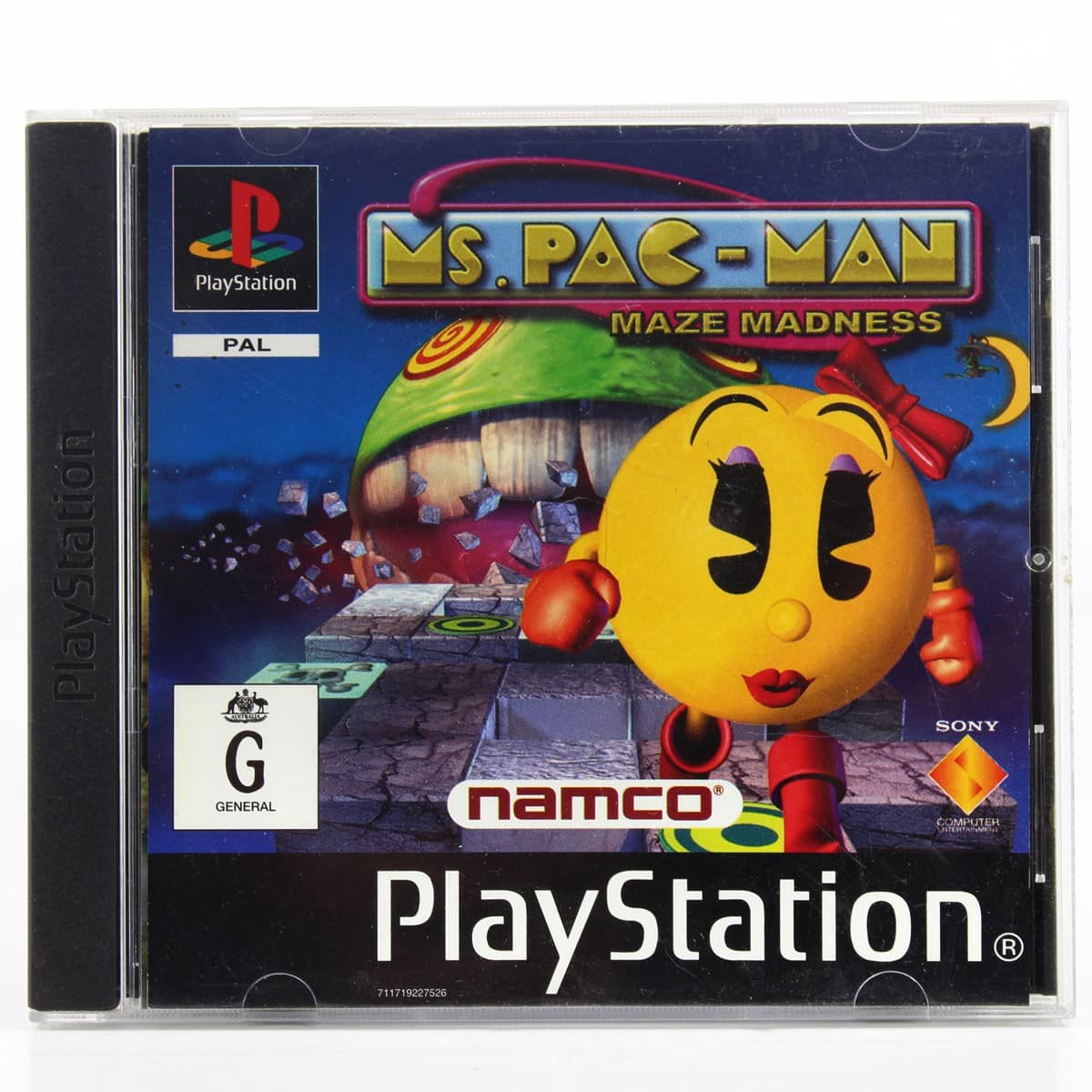 Ms. Pac-Man Maze Madness (PS1 - Australsk) - WTS Retro - Køb spillet her