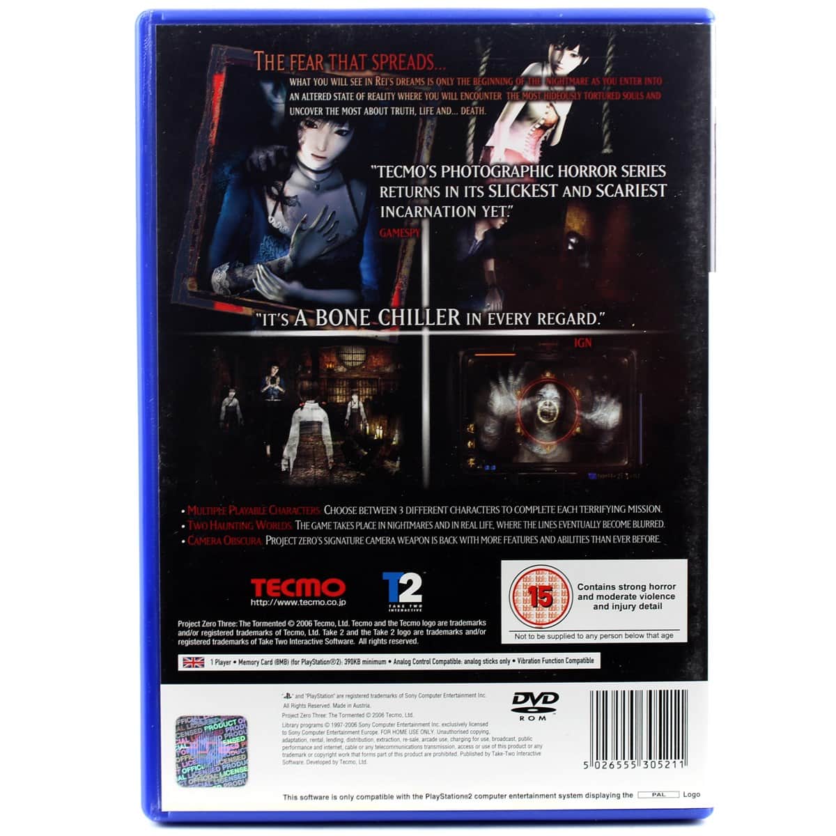 Project Zero 3: The Tormented (PS2) - WTS Retro - Køb spillet her