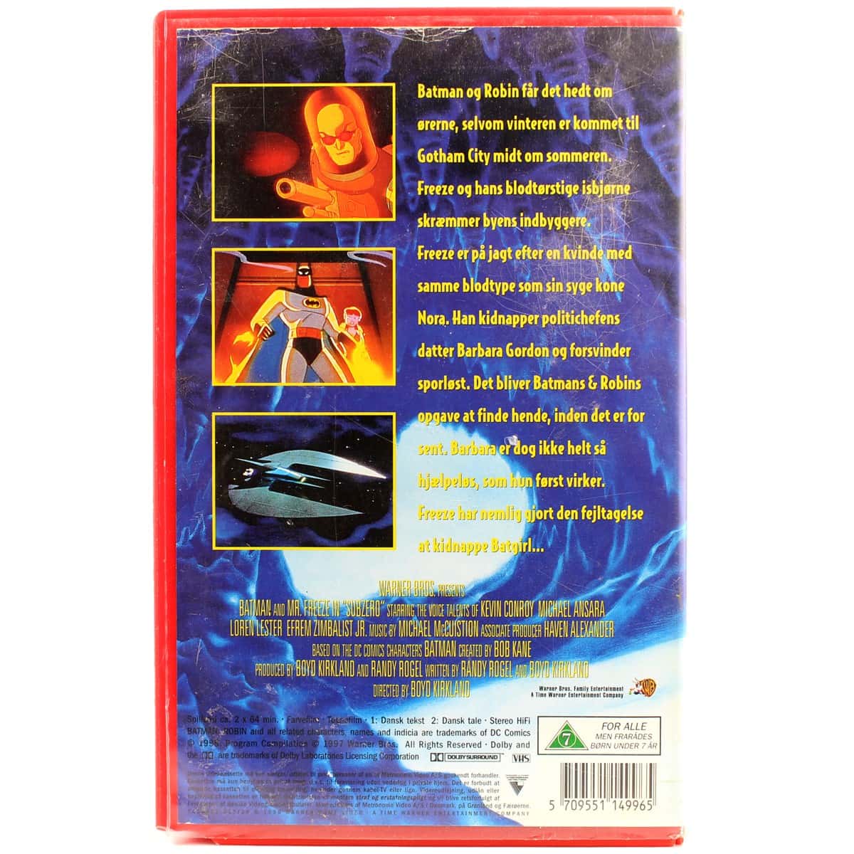 Batman & Mr. Freeze - Subzero (VHS) - WTS Retro - Køb filmen her