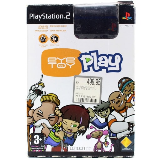 EyeToy: Play (PS2) - inkl. boks og kamera - WTS Retro - Køb spillet her