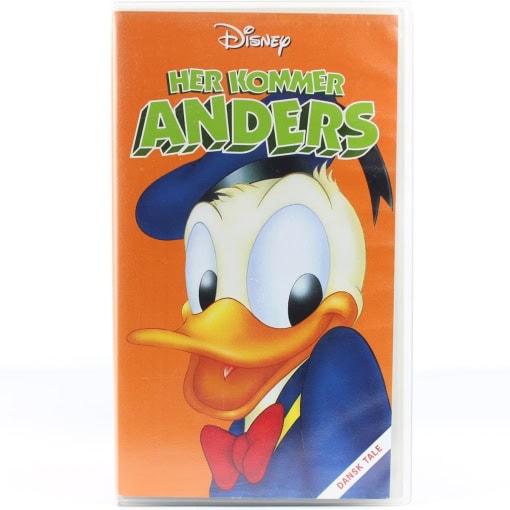 Her kommer Anders - Disney (VHS) - WTS Retro - Køb filmen her