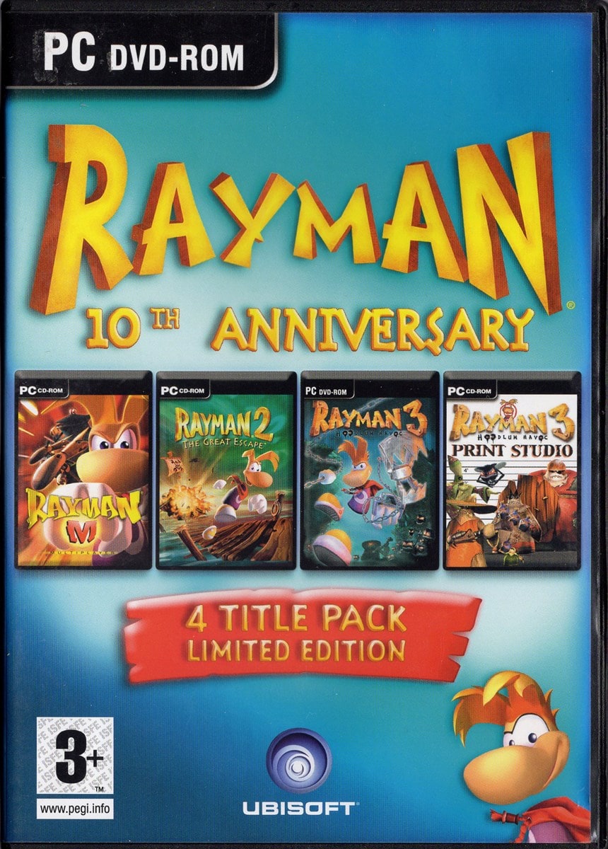 Rayman 10th Anniversary (PC) - WTS Retro - Køb spillet her