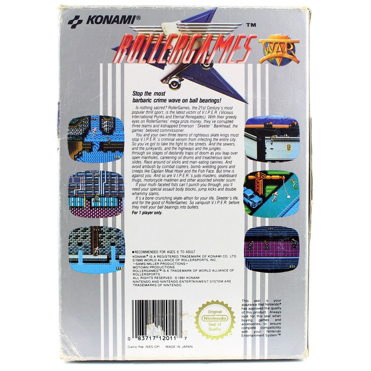 Rollergames (Nintendo NES, Boxed, PAL-A/UKV) - WTS Retro - Køb spillet her