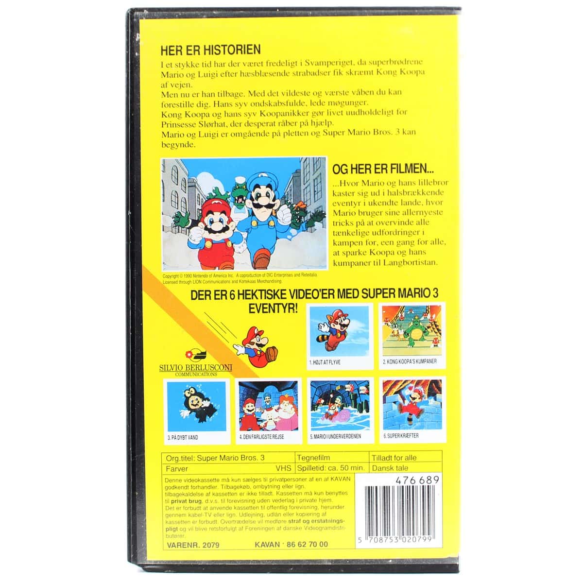 Super Mario Bros 3. Den farligste rejse - Nr. 4 (VHS) - WTS Retro