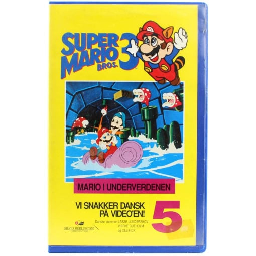 Super Mario Bros 3. Mario i underverdenen - Nr. 5 (VHS - TOM KASSETTE ...