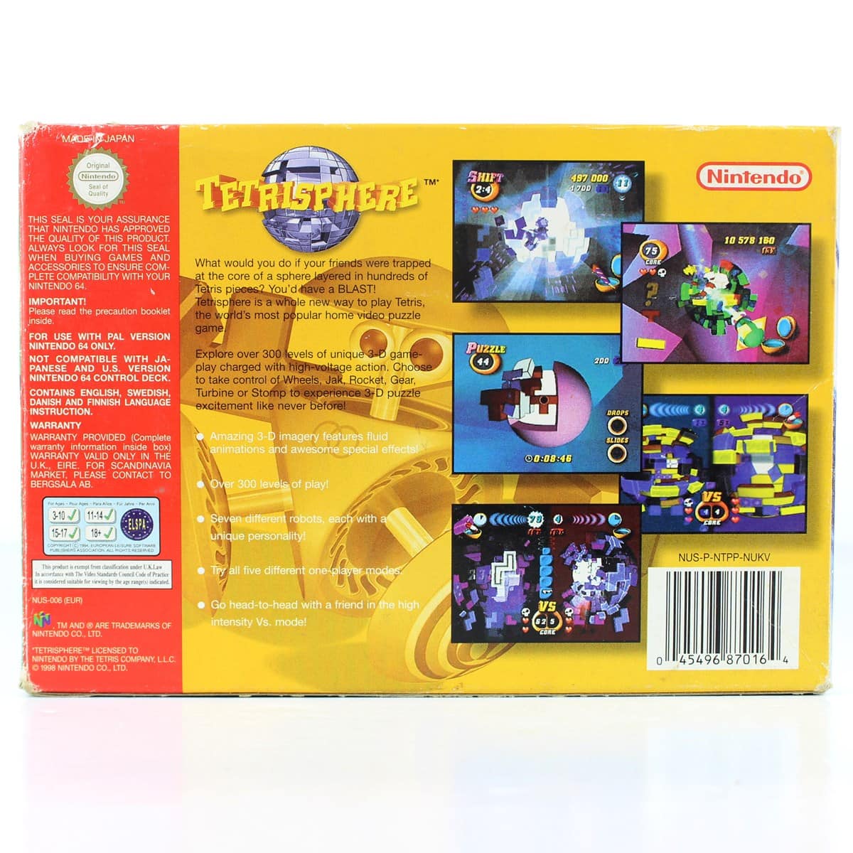 Tetrisphere (Nintendo 64 - Boxed) - WTS Retro - Køb spillet her