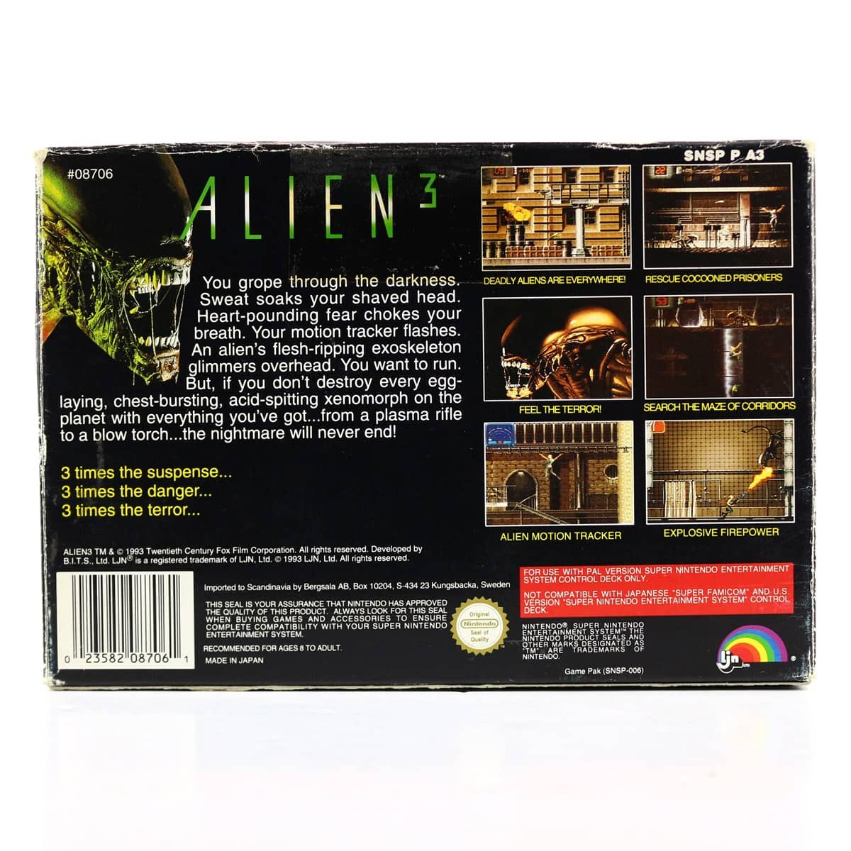 Alien 3 (SNES - Boxed - SCN) - WTS Retro - Køb spillet her