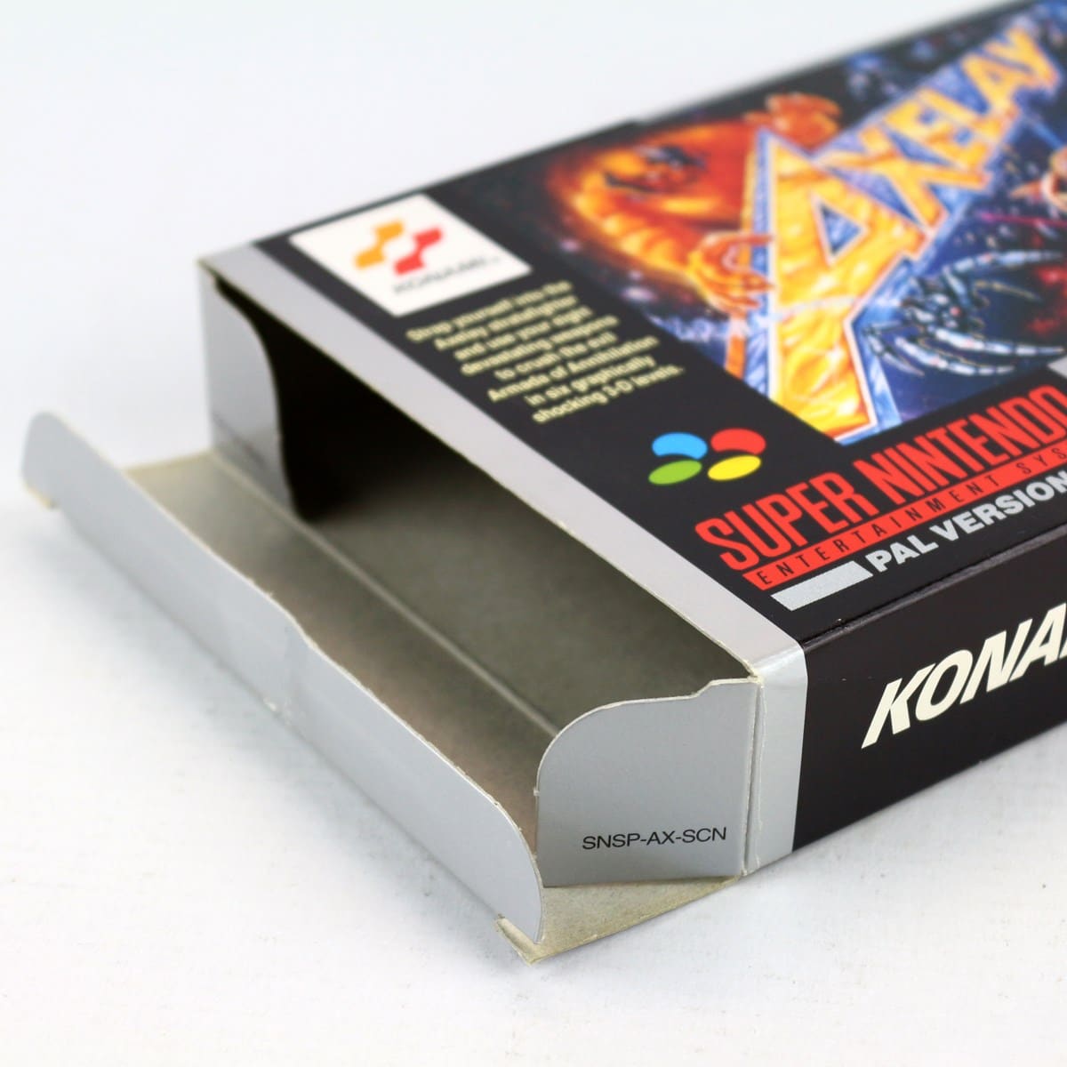 Axelay (SNES - Boxed - SCN) - WTS Retro - Køb spillet her