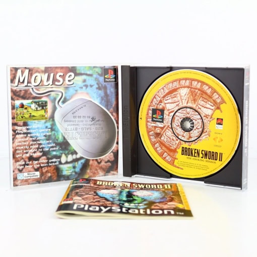 Broken Sword II: The Smoking Mirror (PS1) - WTS Retro - Køb spillet her