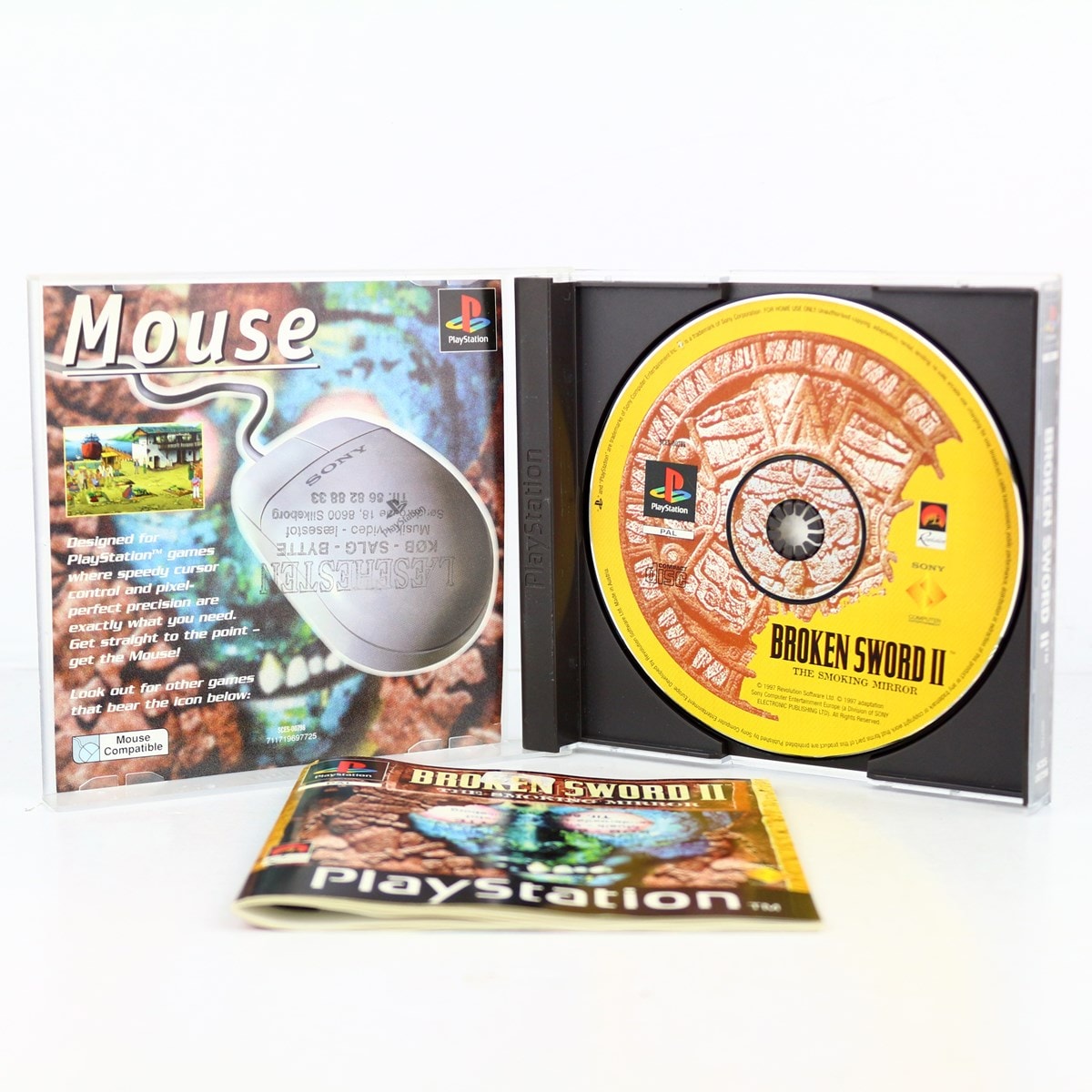 Broken Sword II: The Smoking Mirror (PS1) - WTS Retro - Køb spillet her