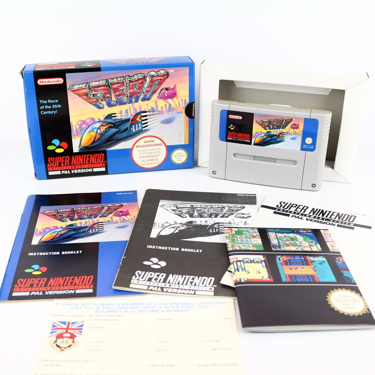 F-Zero (SNES - Boxed) - WTS Retro - Køb spillet her