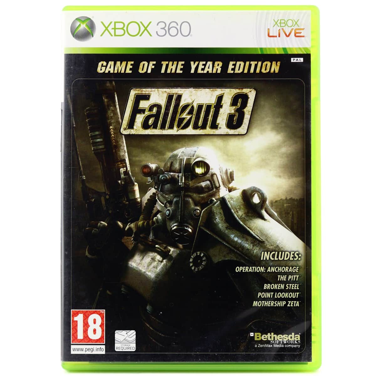 Fallout 3: Game of the Year Edition (Xbox 360) - WTS Retro - Køb ...