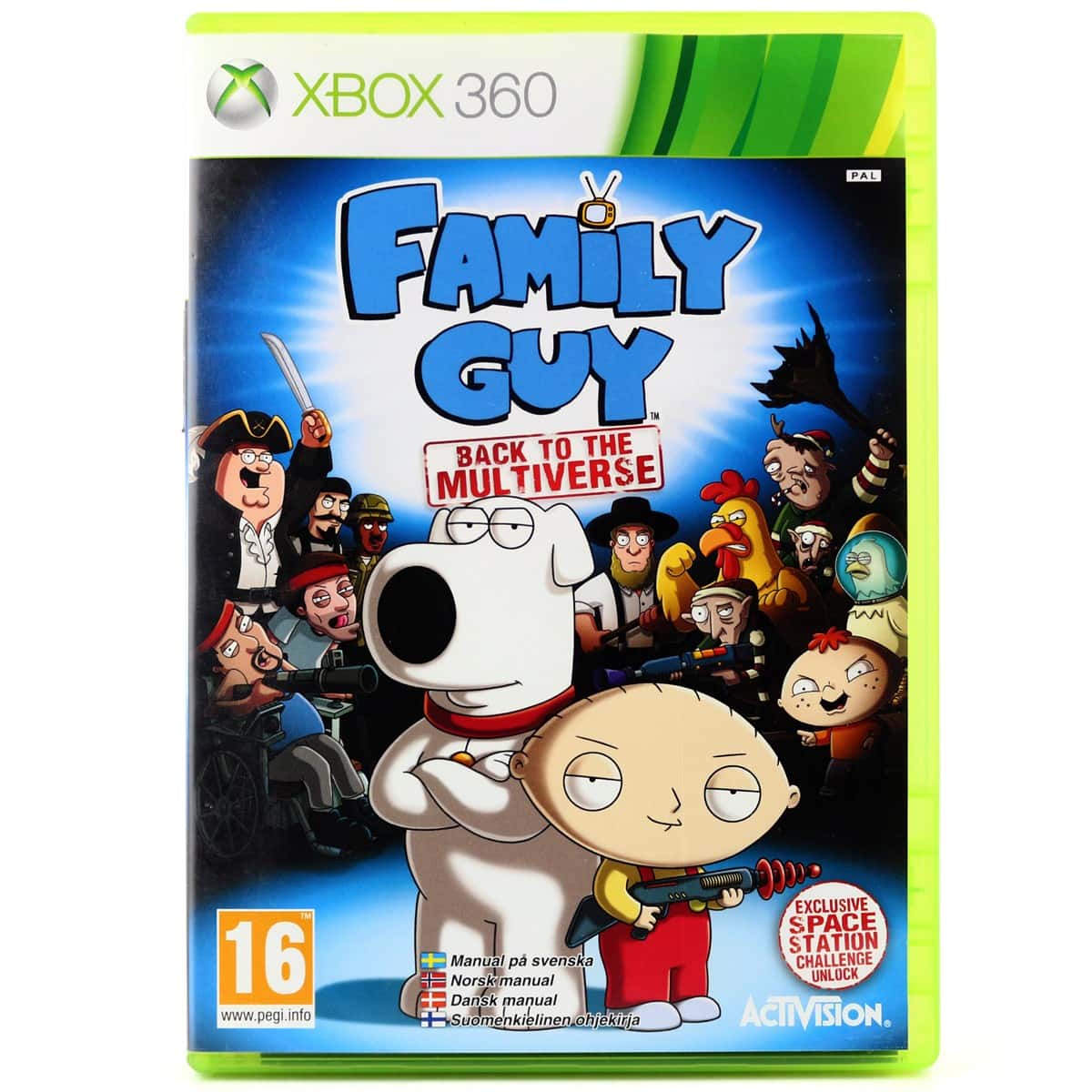 Family Guy: Back to the Multiverse (Xbox 360) - WTS Retro - Køb spillet her