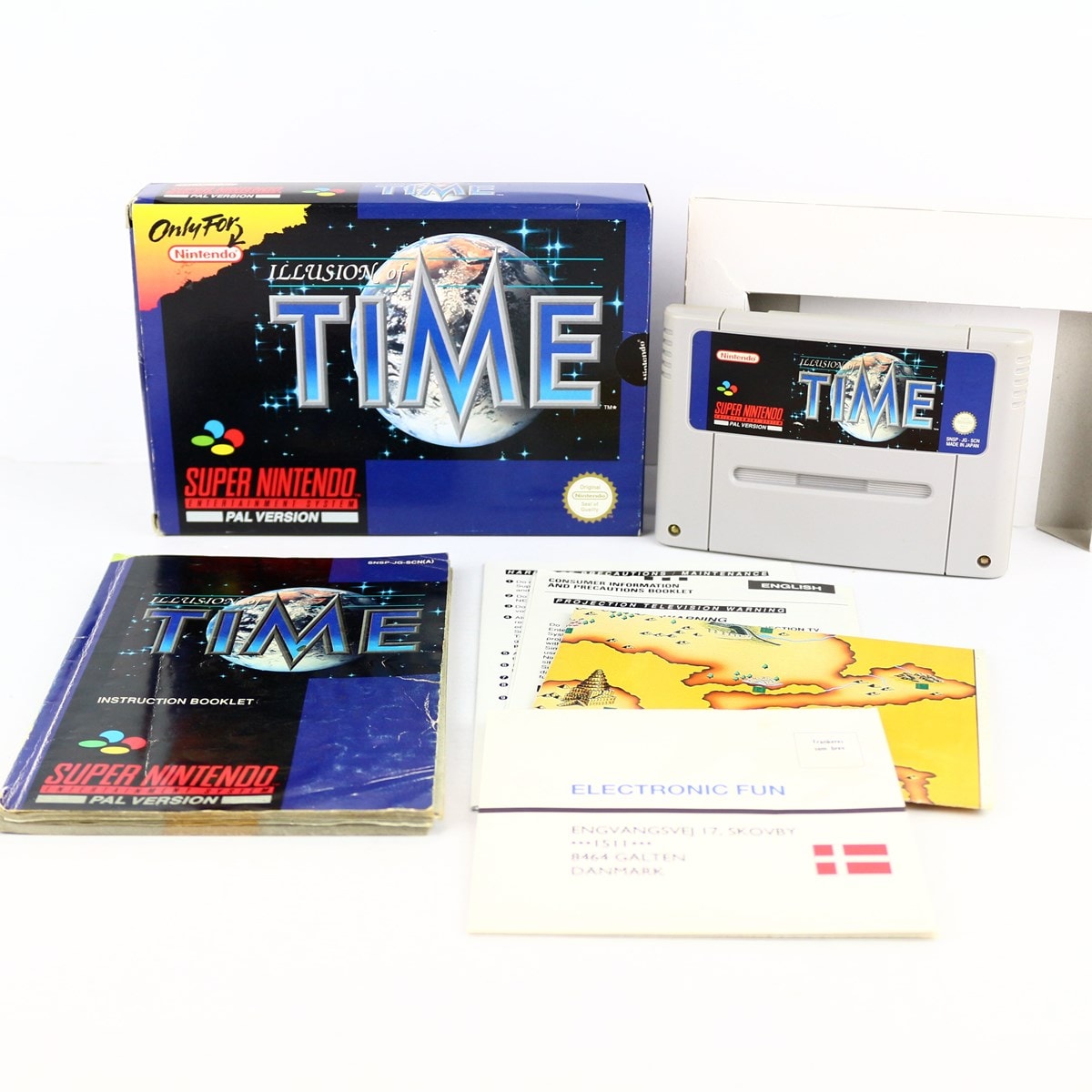 Illusion of Time (SNES - Boxed - SCN) - WTS Retro - Køb spillet her