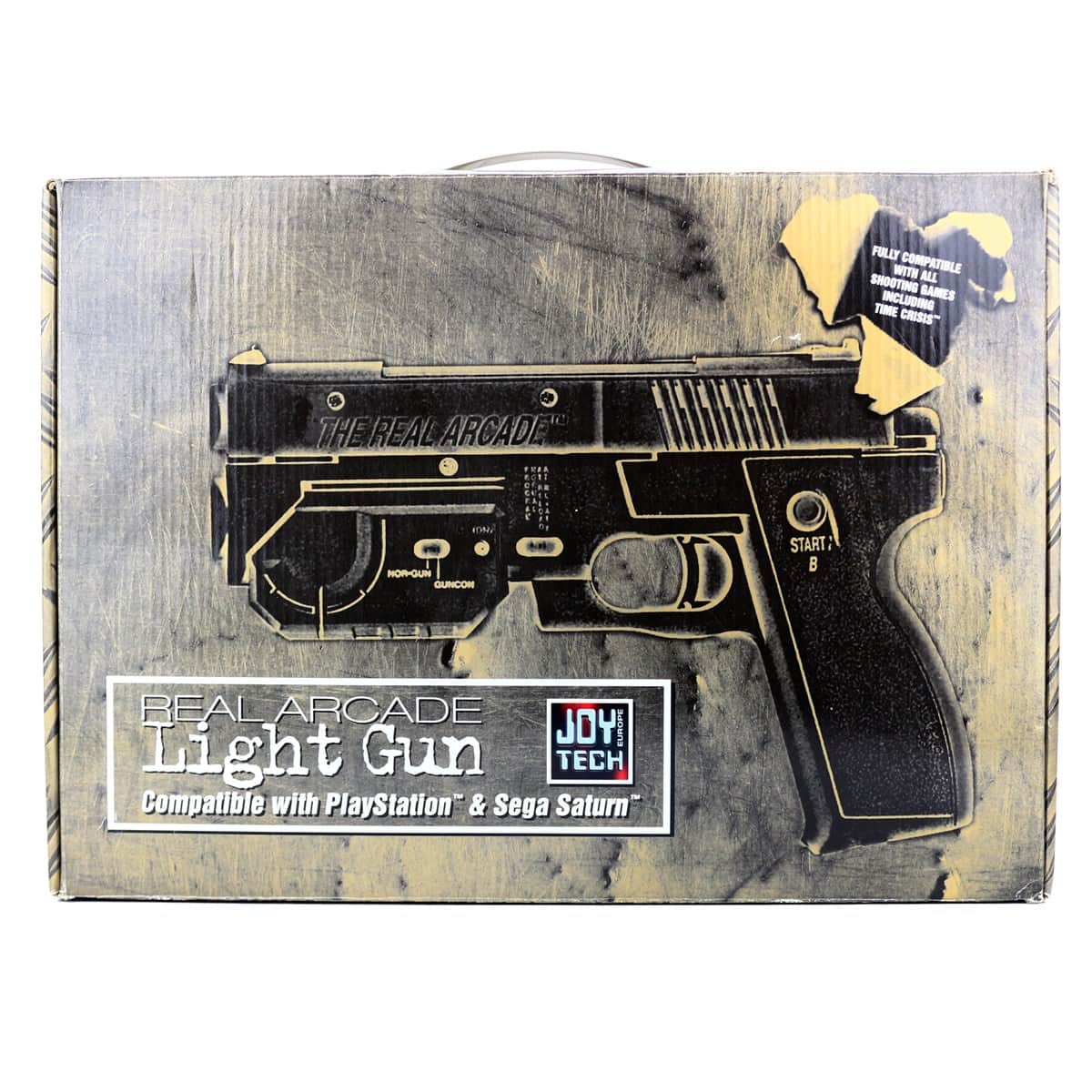 Joy Tech Real Arcade Light Gun + Reload pedal (PS1 / PS2 / SEGA Saturn)