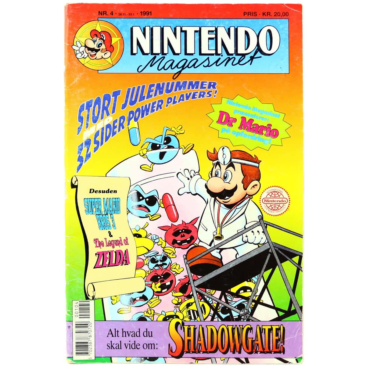 Nintendo Magasinet - 1991 Nr. 4 - WTS Retro - Køb her