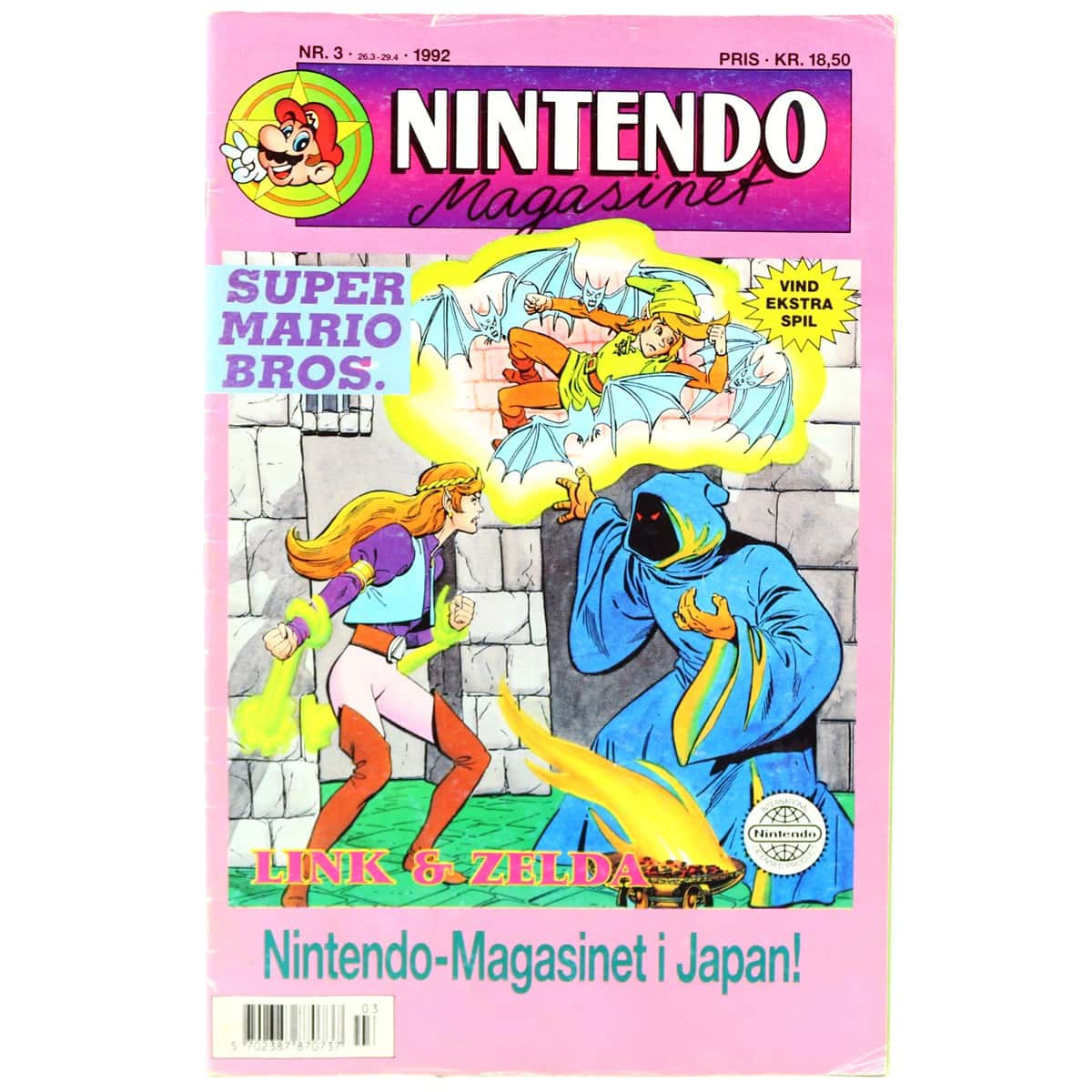 Nintendo Magasinet - 1992 Nr. 3 - WTS Retro - Køb her