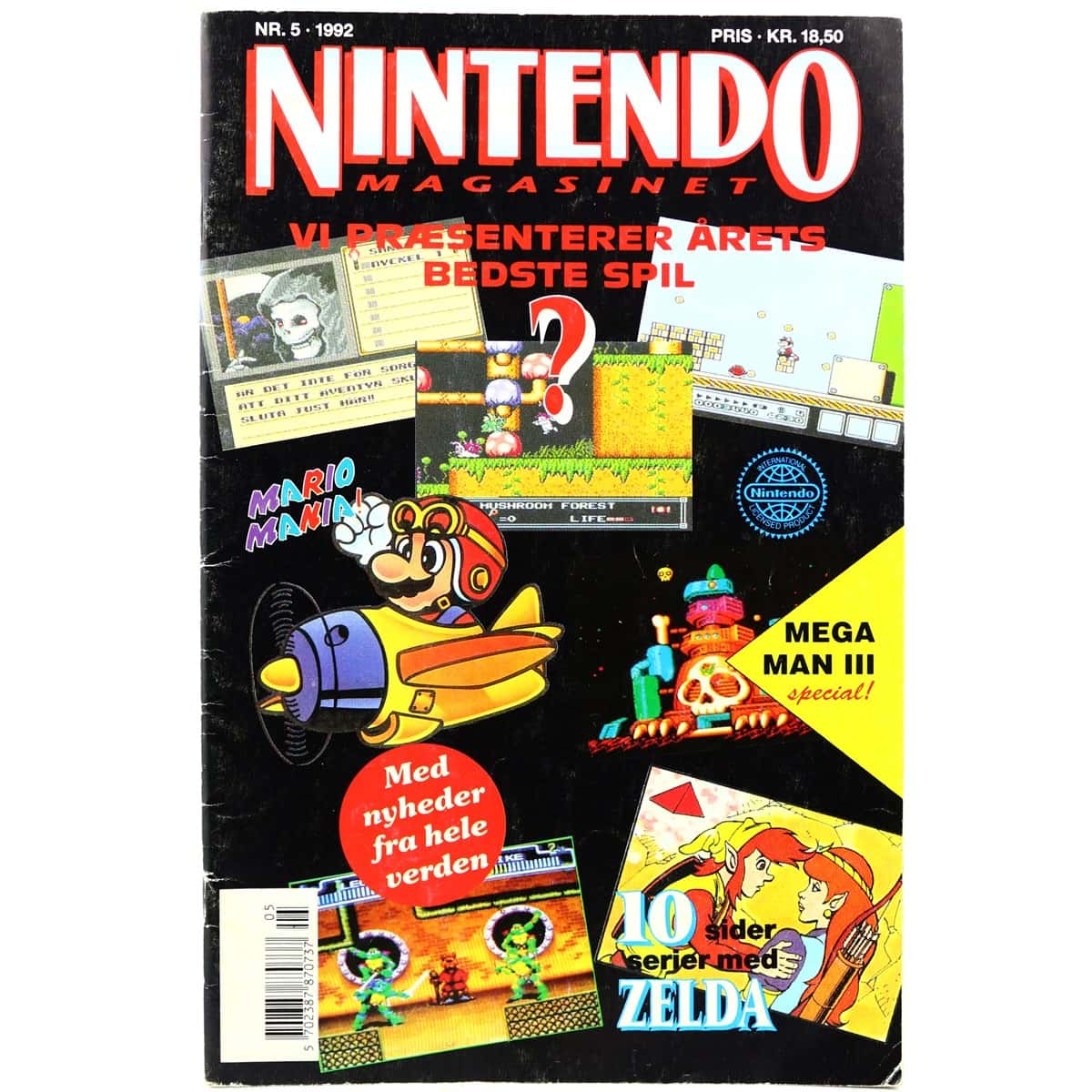 Nintendo Magasinet - 1992 Nr. 5 - WTS Retro - Køb her