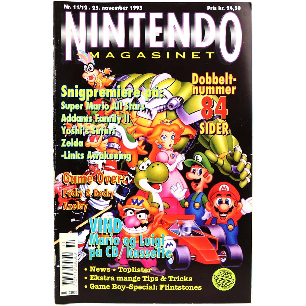 Nintendo Magasinet - 1993 Nr. 11/12 - WTS Retro - Køb her