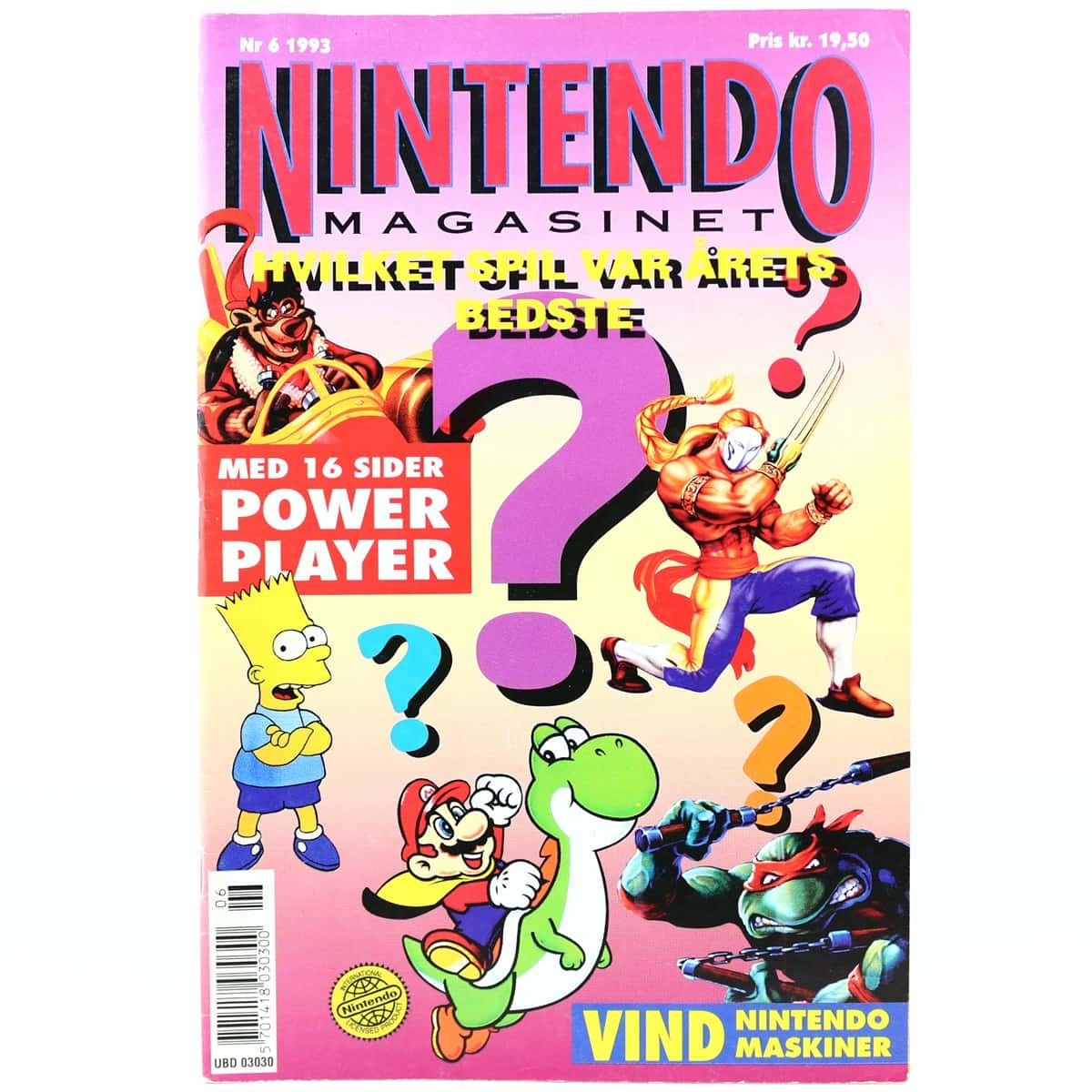 Nintendo Magasinet - 1993 Nr. 6 - WTS Retro - Køb her