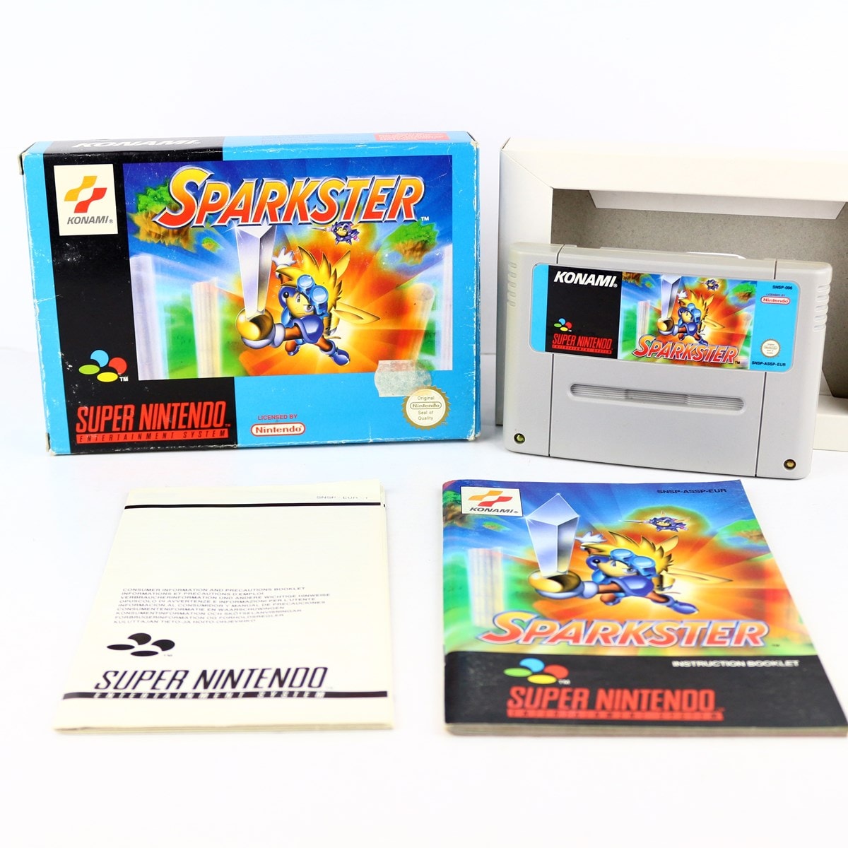 Sparkster (SNES - Boxed) - WTS Retro - Køb spillet her