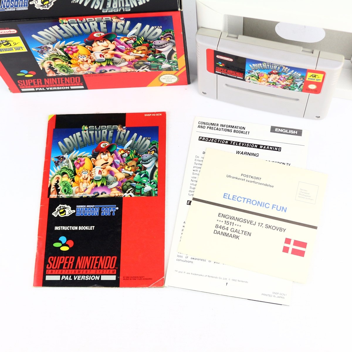 Super Adventure Island (SNES - Boxed - SCN) - WTS Retro - Køb spillet her