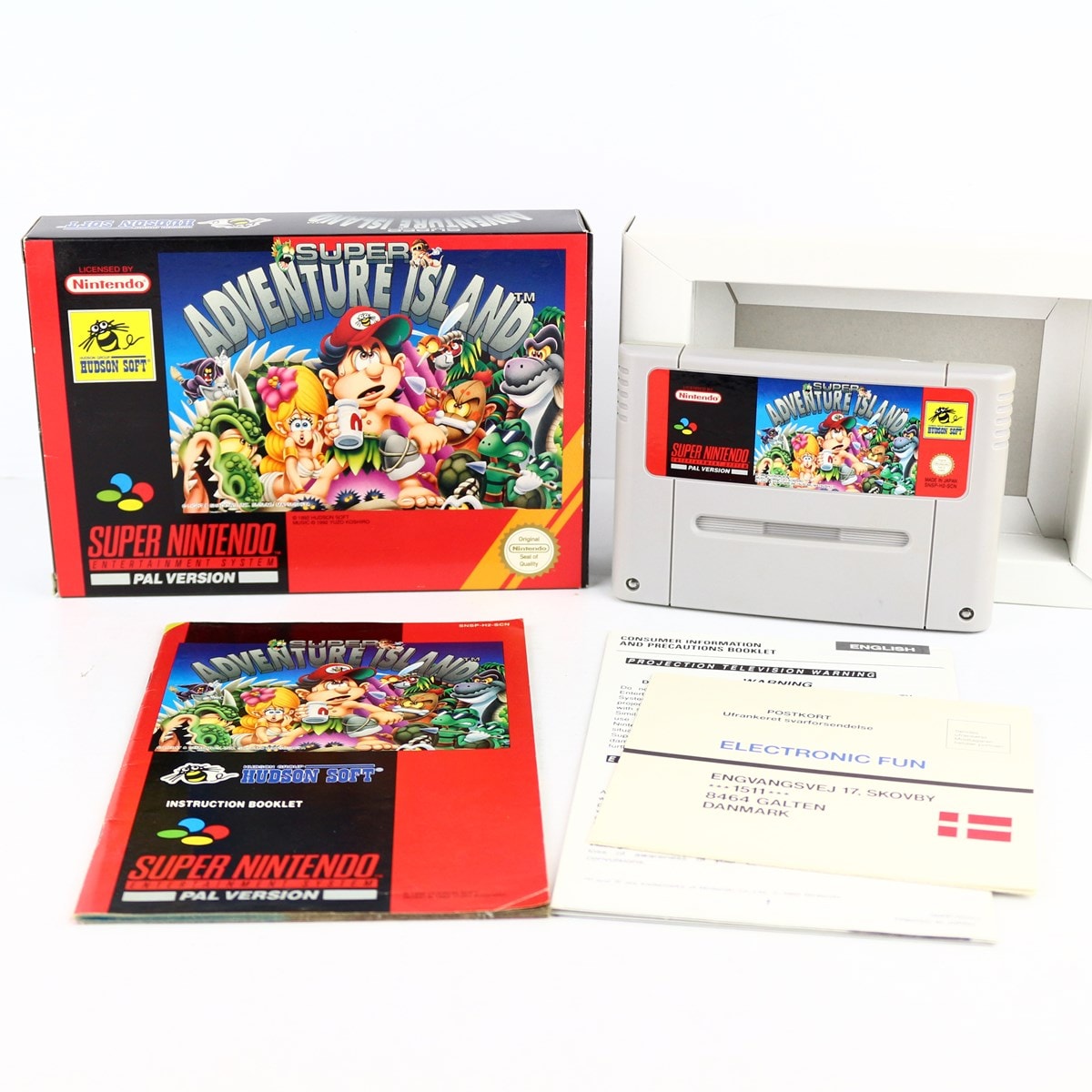 Super Adventure Island (SNES - Boxed - SCN) - WTS Retro - Køb spillet her